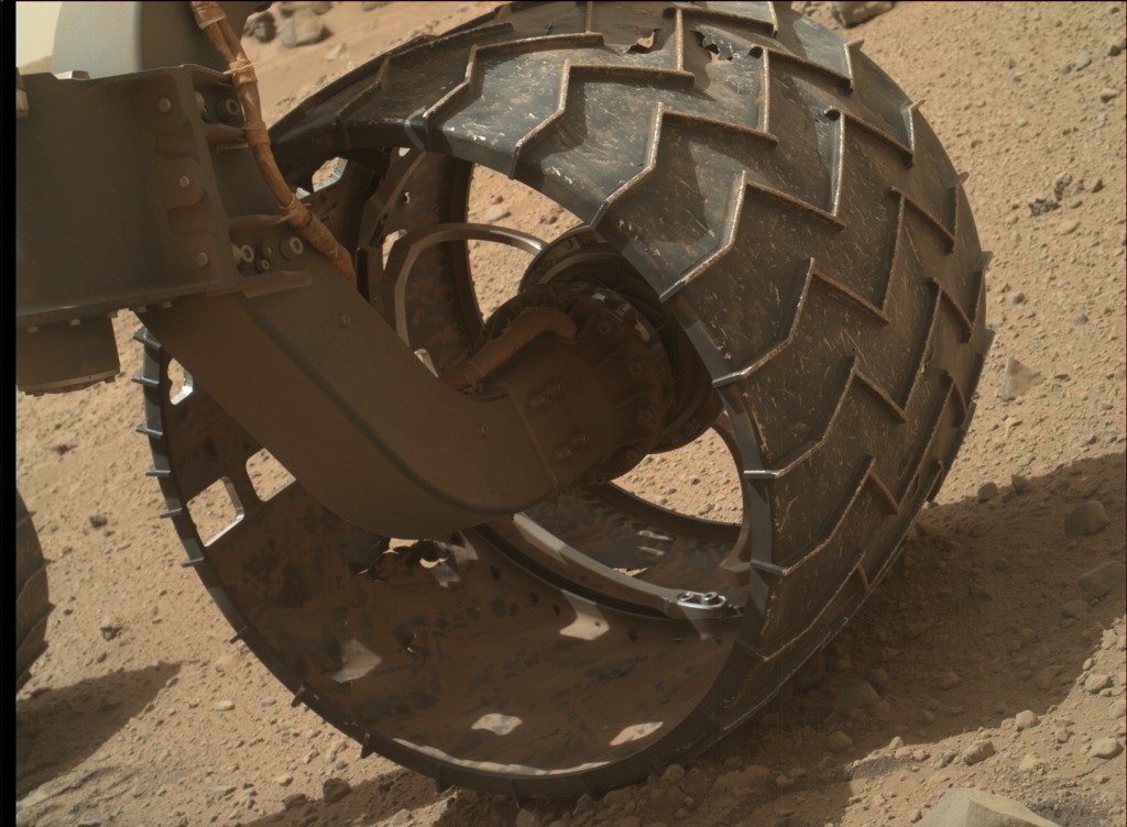 Mars Rover’s Wheel Wear and Tear