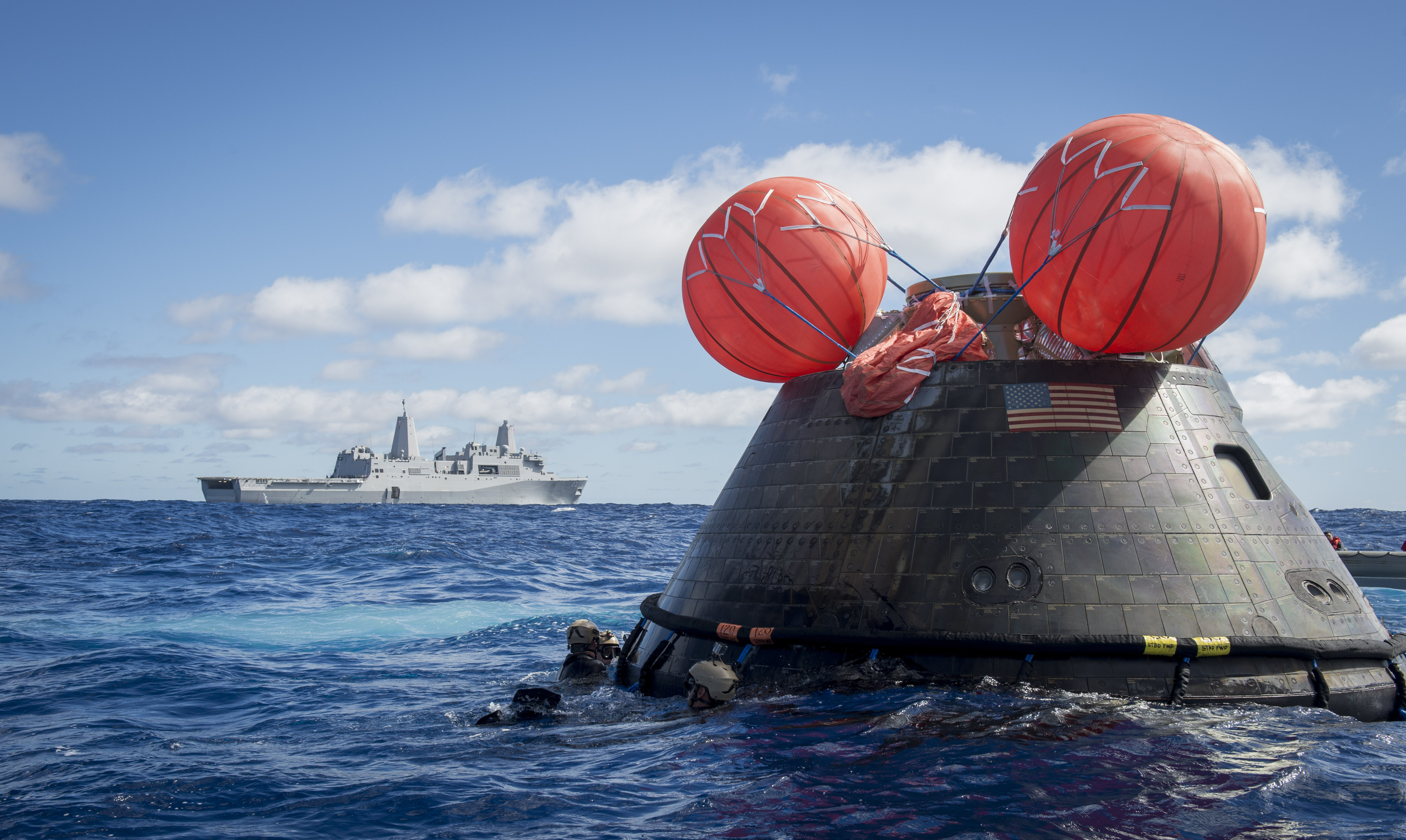 Orion’s Ocean Recovery: First Look Navy Photos