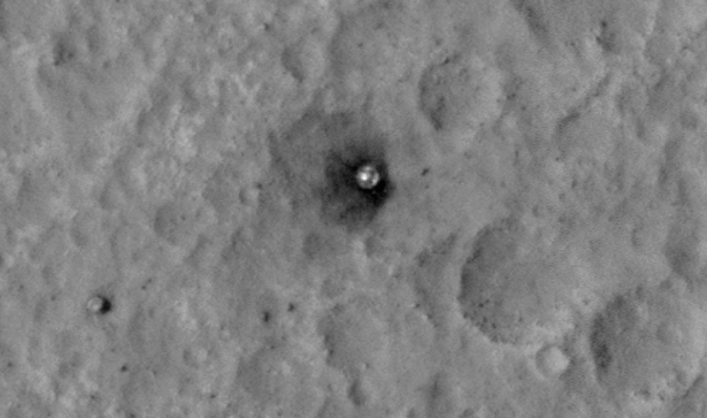 Mars Scars: Hardware Images Provide Fading Memories