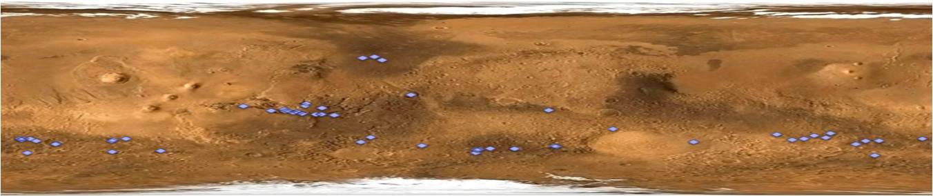 Mars Squirts: Perplexing Features on the Red Planet