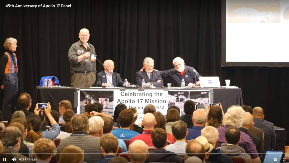 Livestream Event: 45th Anniversary of Apollo 17 Panel