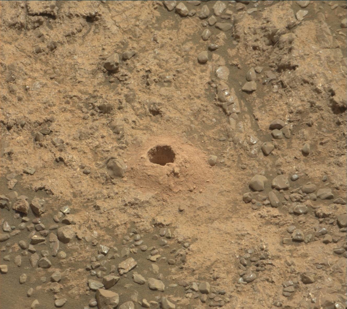 Curiosity Mars Rover: Drill Hole Analysis
