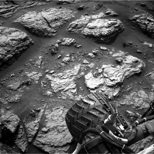 Curiosity Mars Rover: Steep Slope