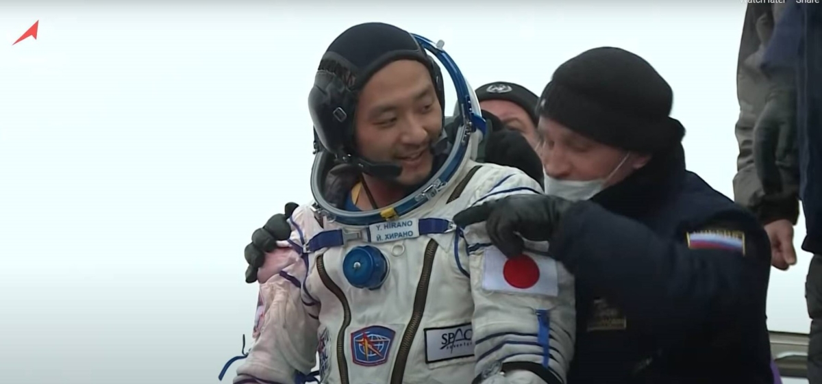 Space Tourist Crew Back on Earth