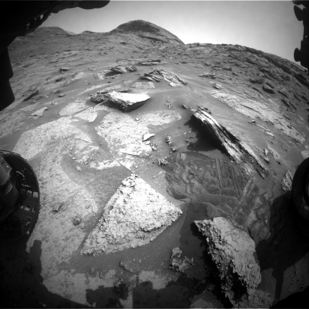 Curiosity Mars Rover: Mount Sharp Ascent Route
