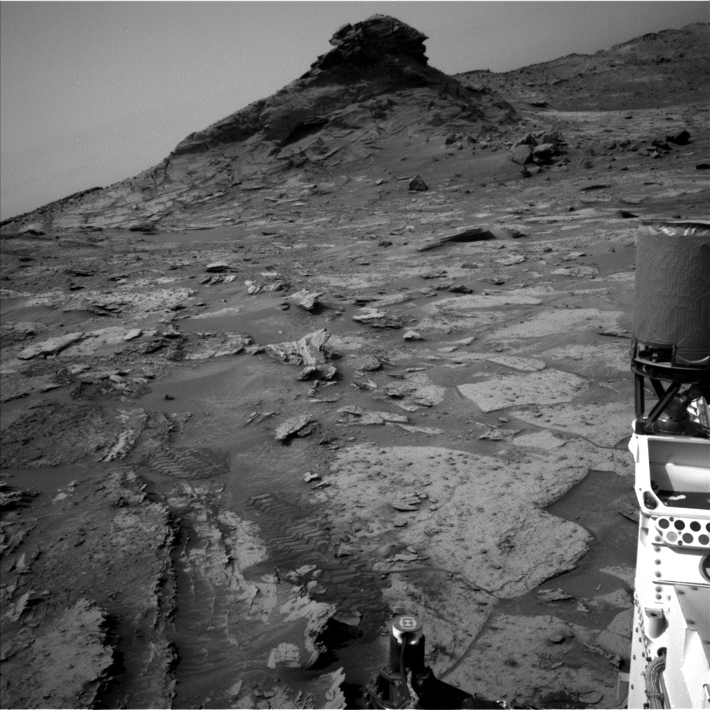 Curiosity Mars Rover: Mount Sharp Ascent Route