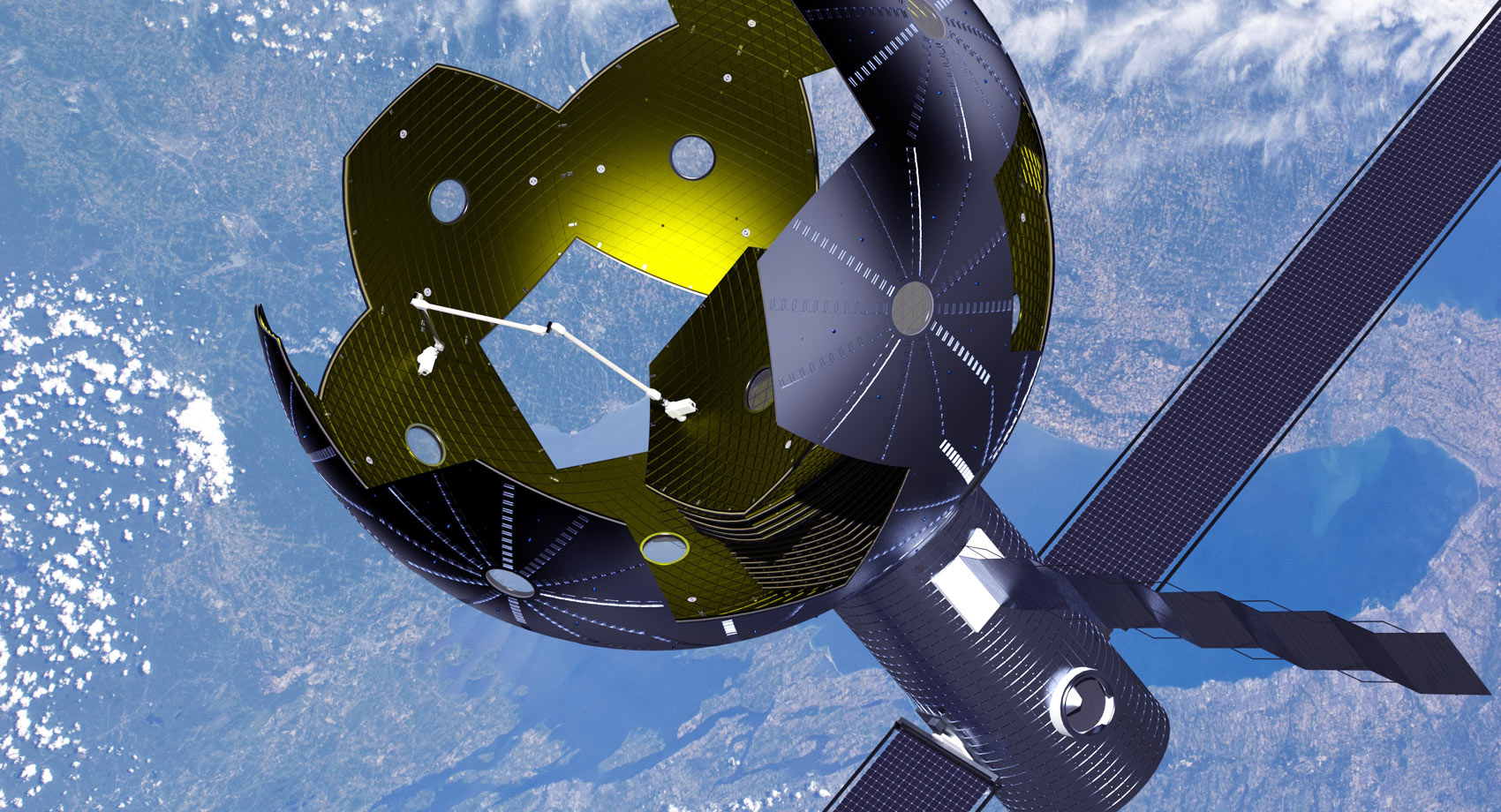 Space Stations: Spherical Design Offers Large Volume