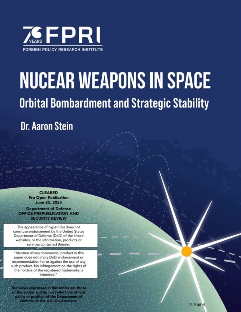 Report: Orbital Bombardment and Strategic Stability